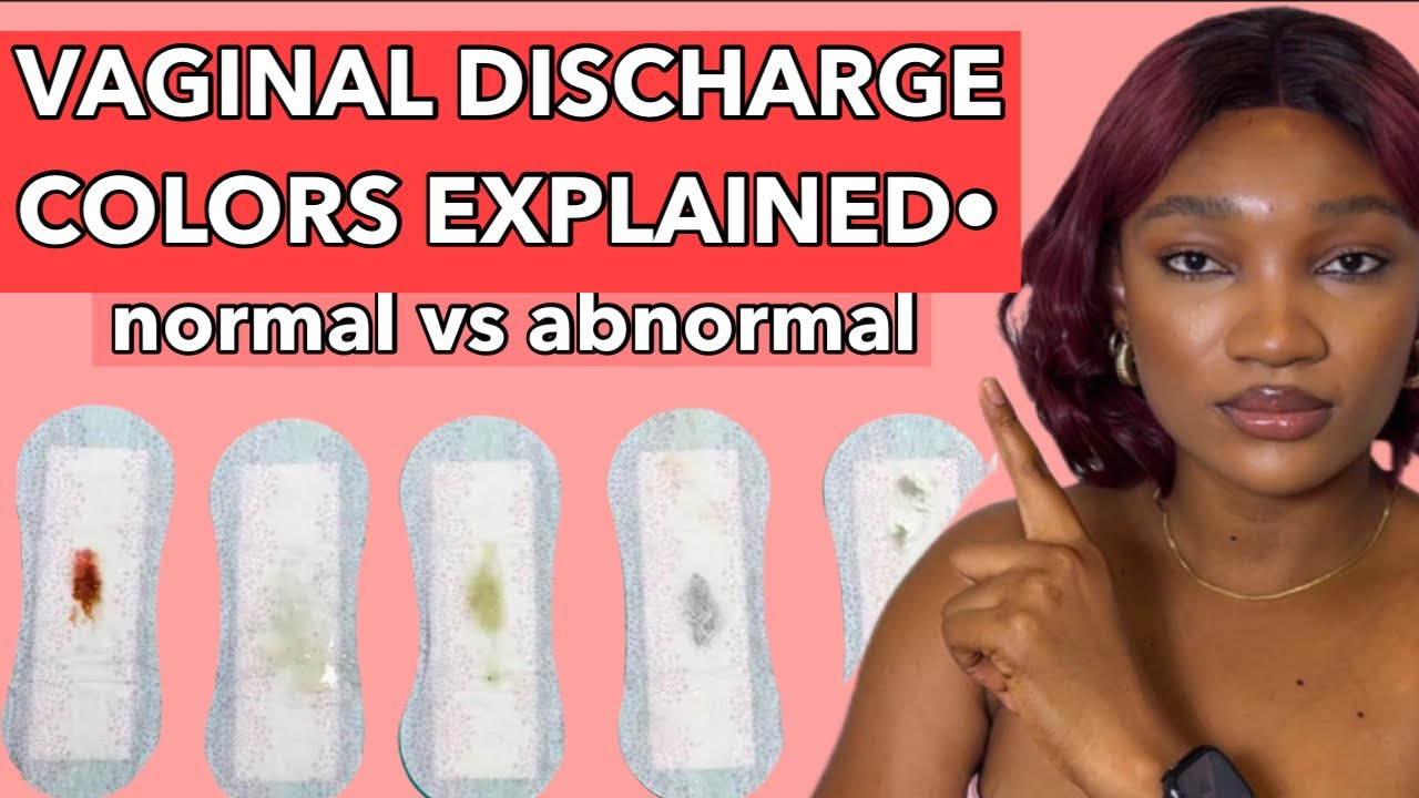 5 TYPES OF VAGINAL DISCHARGE every woman must know• - YouTube