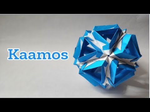 Origami Kusudama: Kaamos (Brian Beitel) - YouTube