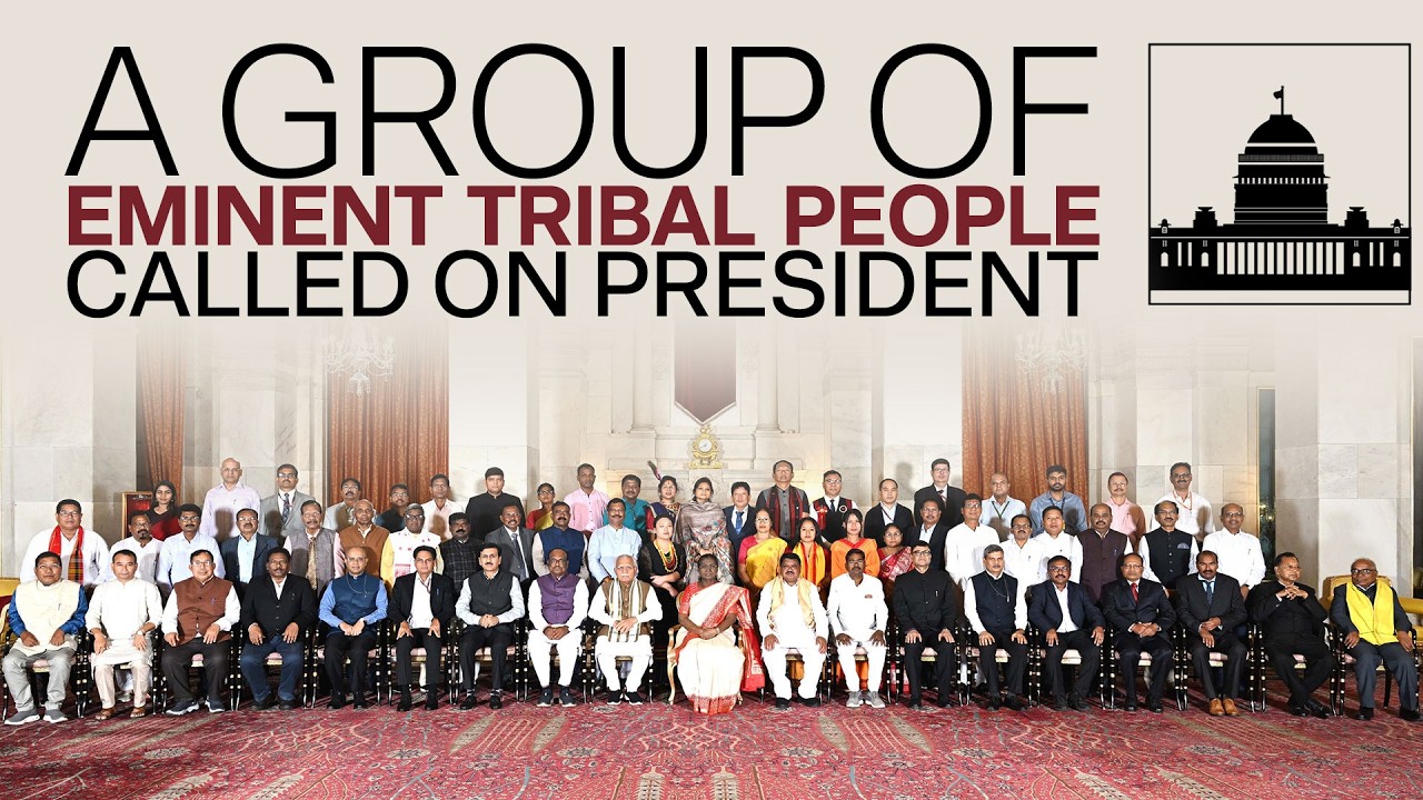 A group of eminent tribal people from various states called on ...