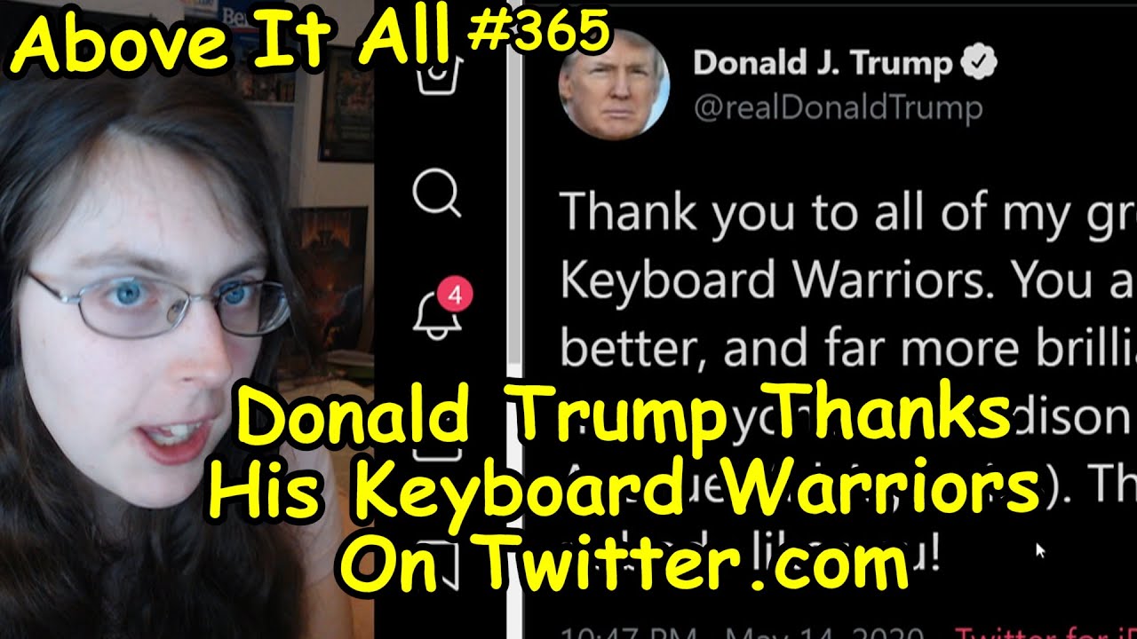Donald Trump Thanks His Keyboard Warriors On Twitter.com | Above It all ...