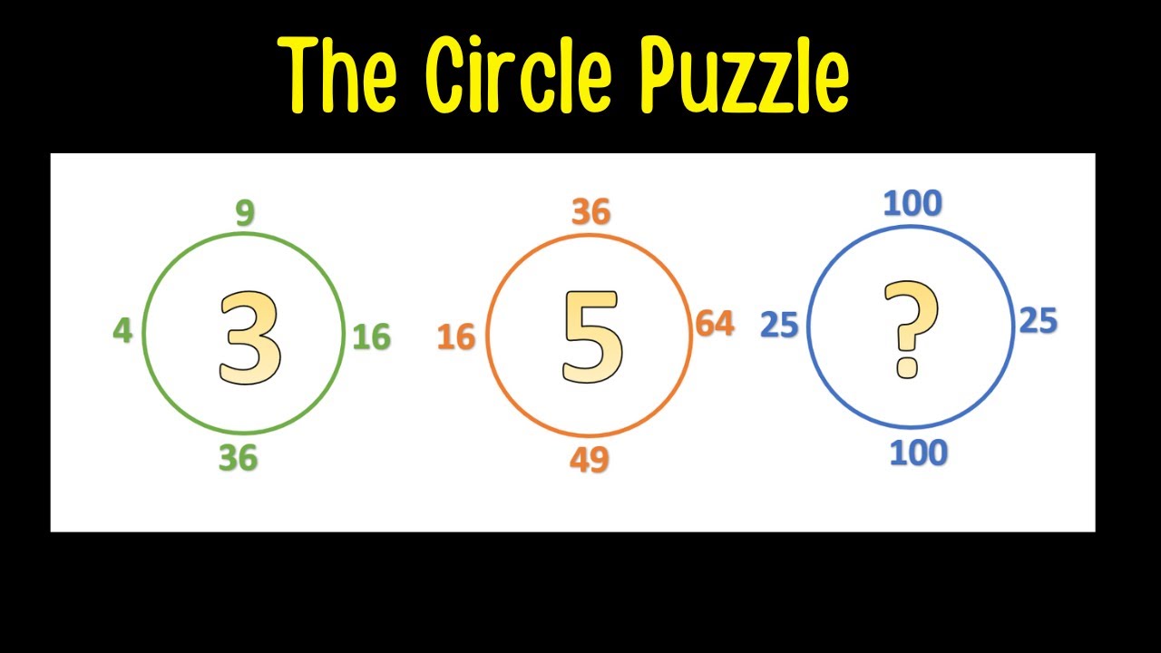 The Circle Puzzle. - YouTube