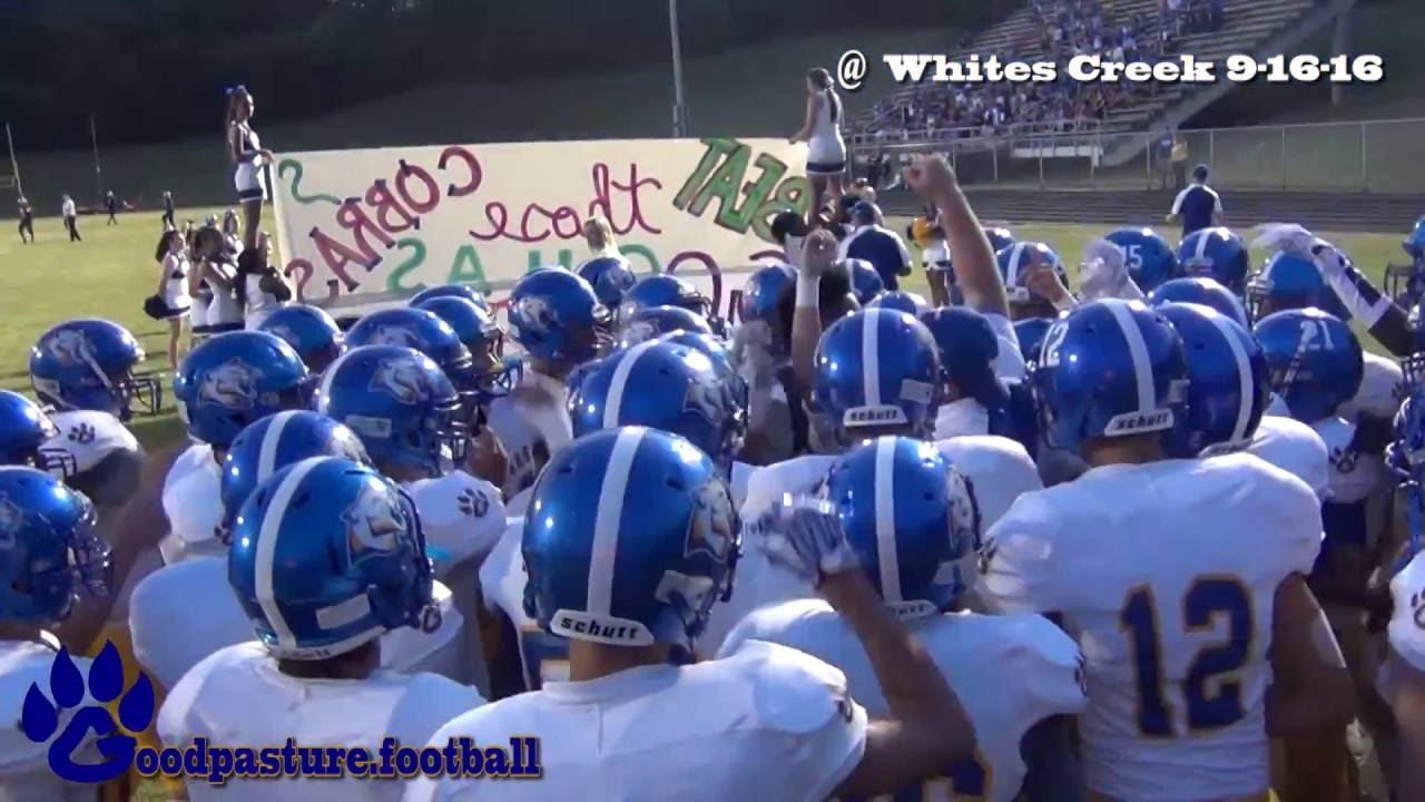Goodpasture Football at Whites Creek 9-16-16 - YouTube