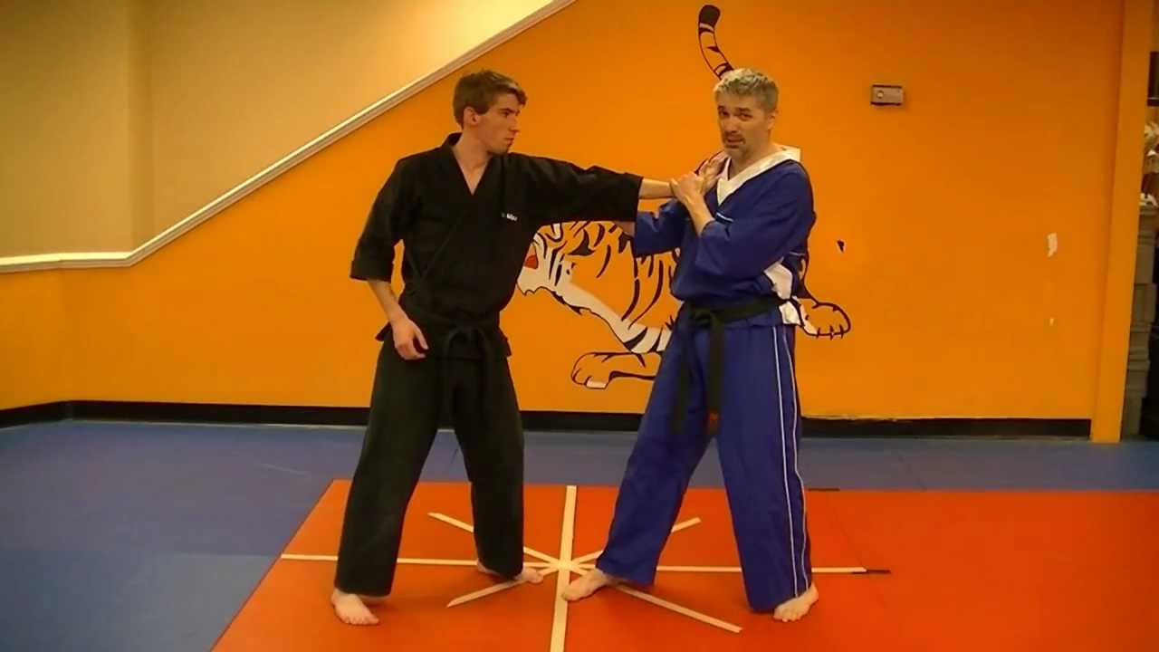 Snapping Twig with extension - Kenpo self defense technique for a left ...