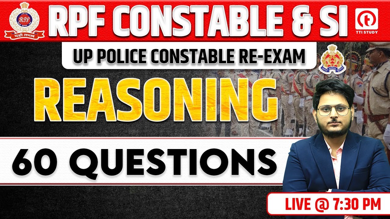 UP Police Constable Reasoning Class 2024 | RPF SI & CONSTABLE ...