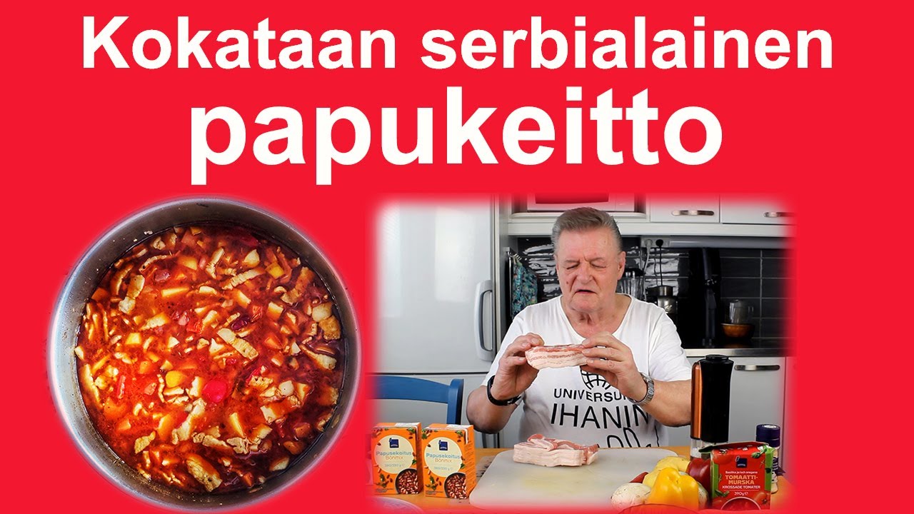 Kokataan serbialainen papukeitto - YouTube