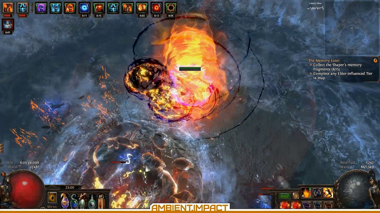 Path of Exile - Tier 15 Reef map boss - YouTube