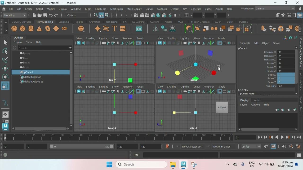 01 maya interface - YouTube