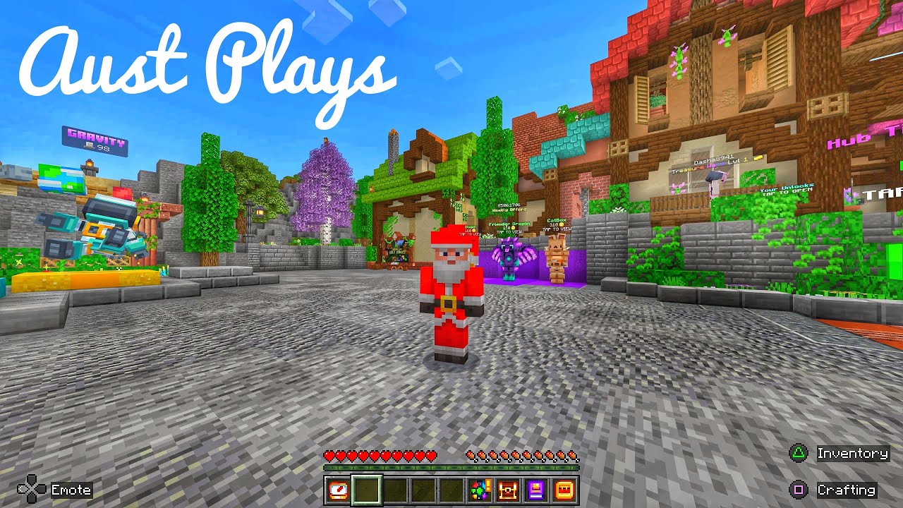 AUST PLAYS MINECRAFT THE HIVE HIDE AND SEEK - YouTube