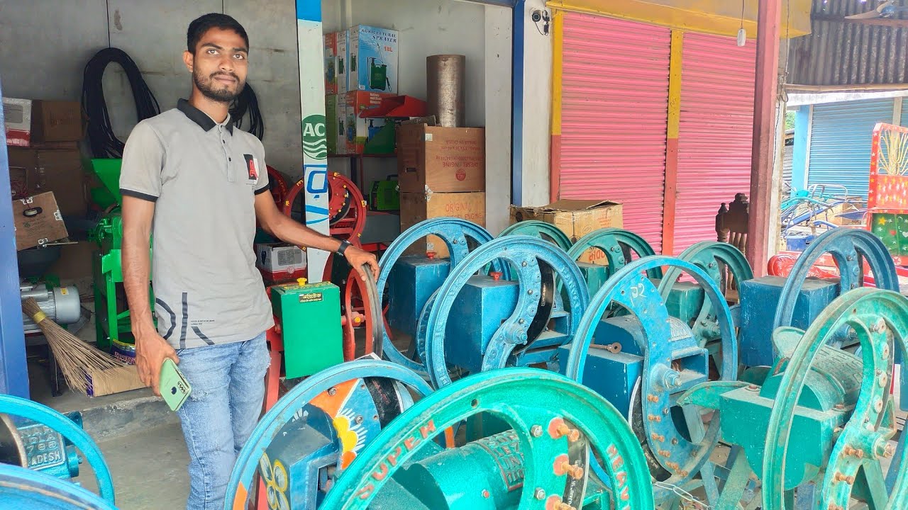 সকল ধরনের খড় ও ঘাস বিচালি কাটার মেশিন, kor kata masin, kher katar ...