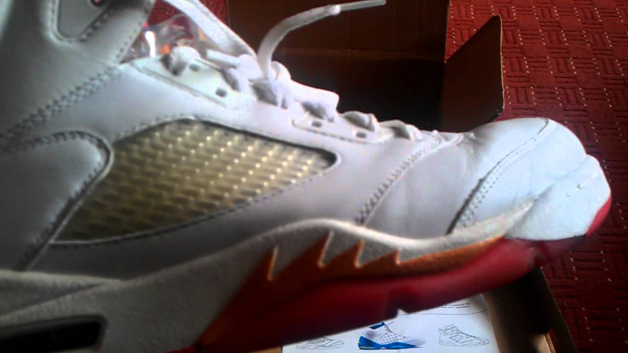 Air Jordan 5 V Sunset - YouTube