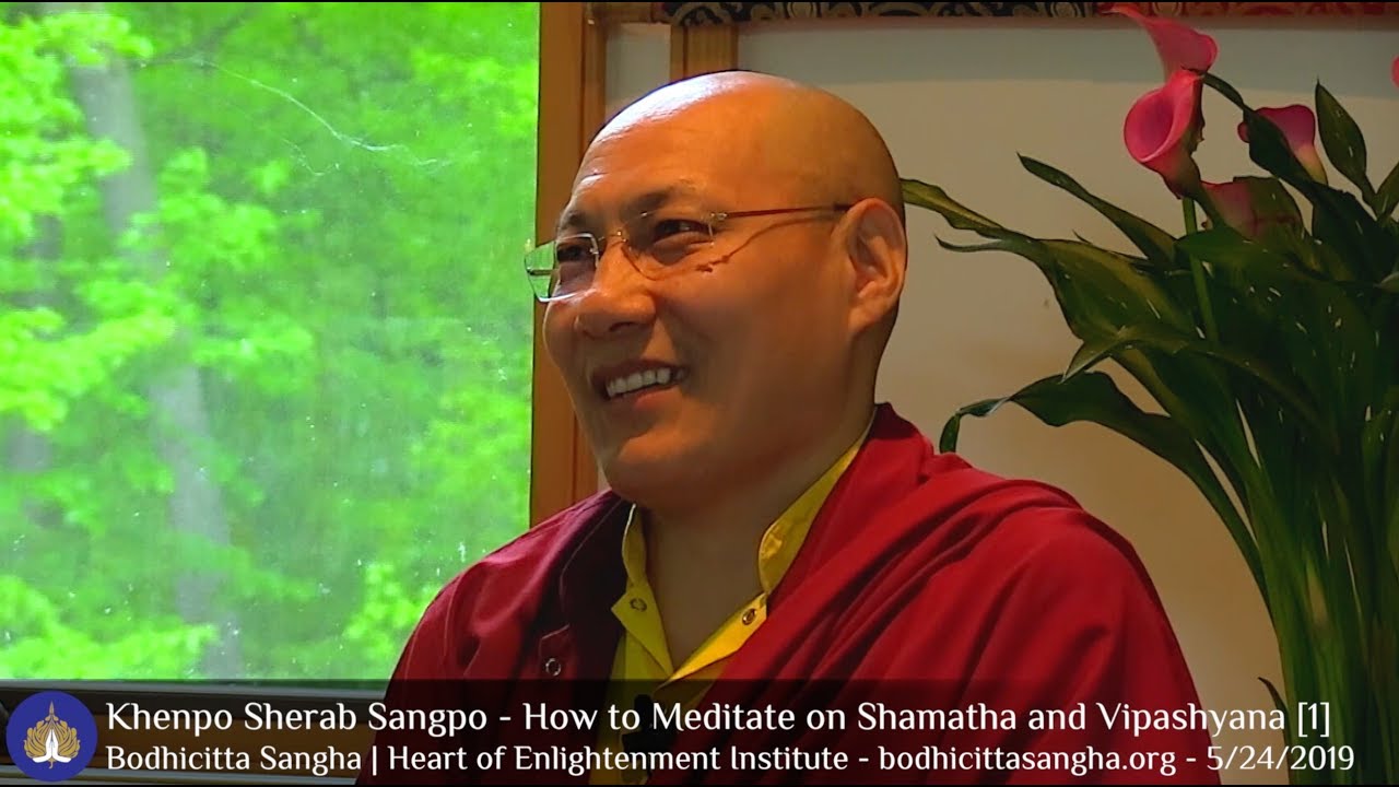 How to Meditate on Shamatha and Vipashyana [1] - YouTube