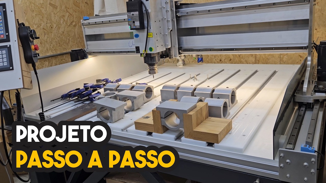 Como Furei os Suporte do Spindle da Router CNC Spark V2 - YouTube