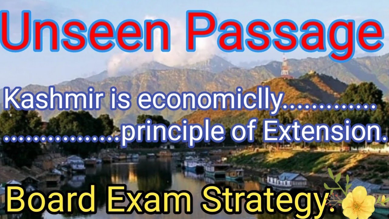 Unseen Passage (9) Class 9th, 10th, 11th, 12th @DearSir - YouTube