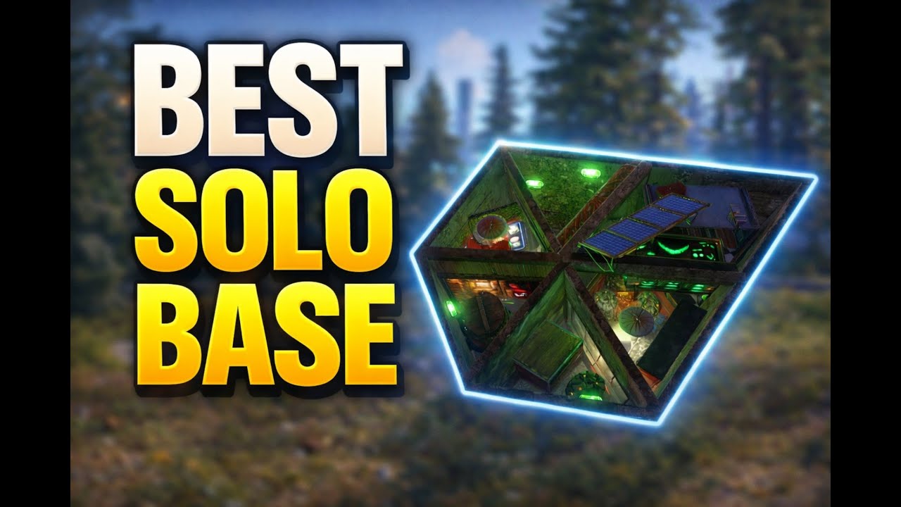 Best SOLO Starter Base in Rust Cheap & Strong - YouTube