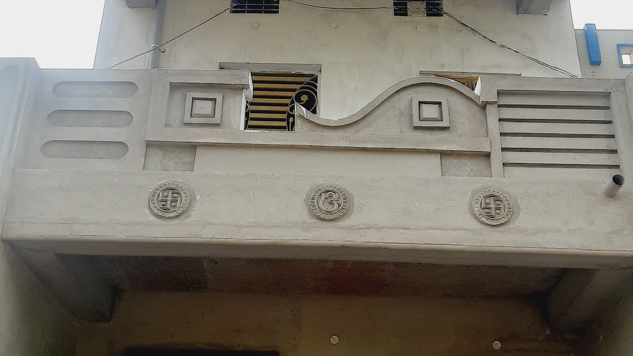 New House Parapet Wall Plaster Design - YouTube