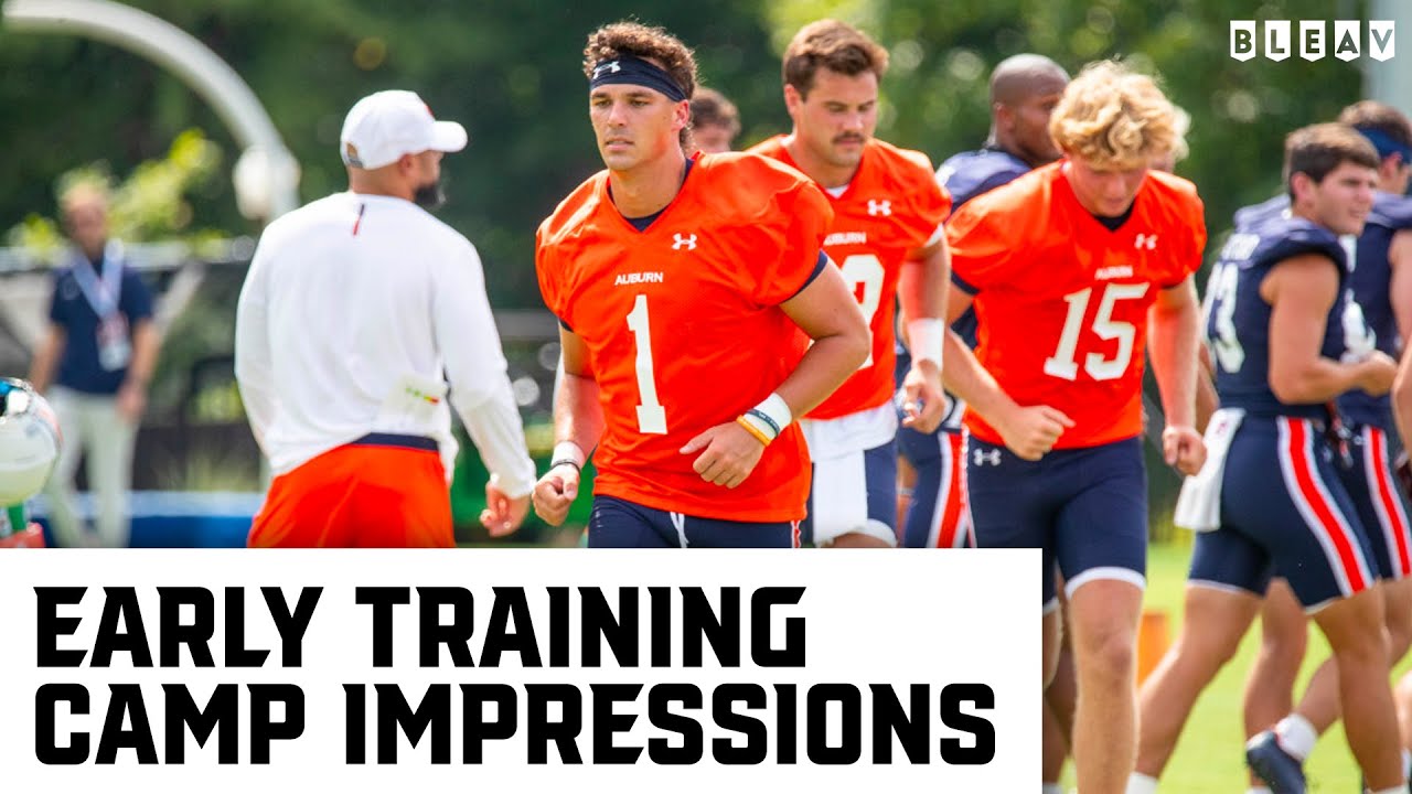 Early Impressions from Auburn Training Camp - YouTube