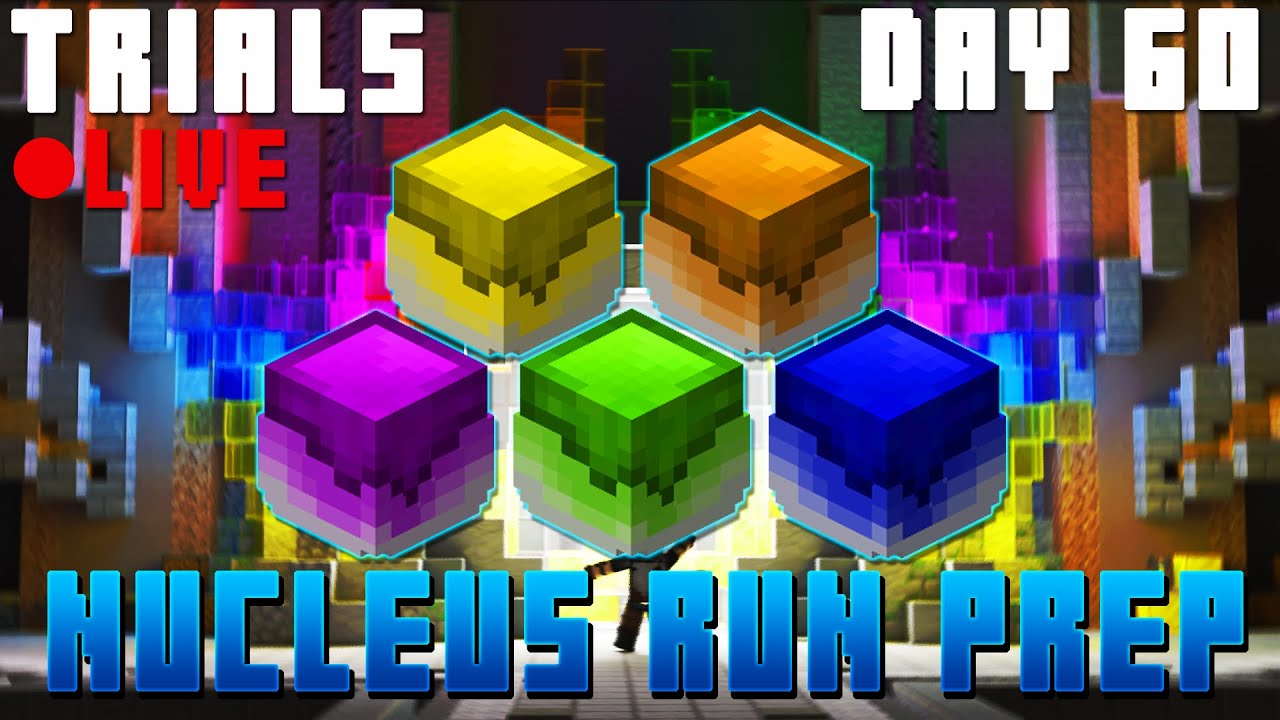 🔴 NUCLEUS RUNS PREP! (Day 11) | Hypixel Skyblock TRIALS - Crystal ...