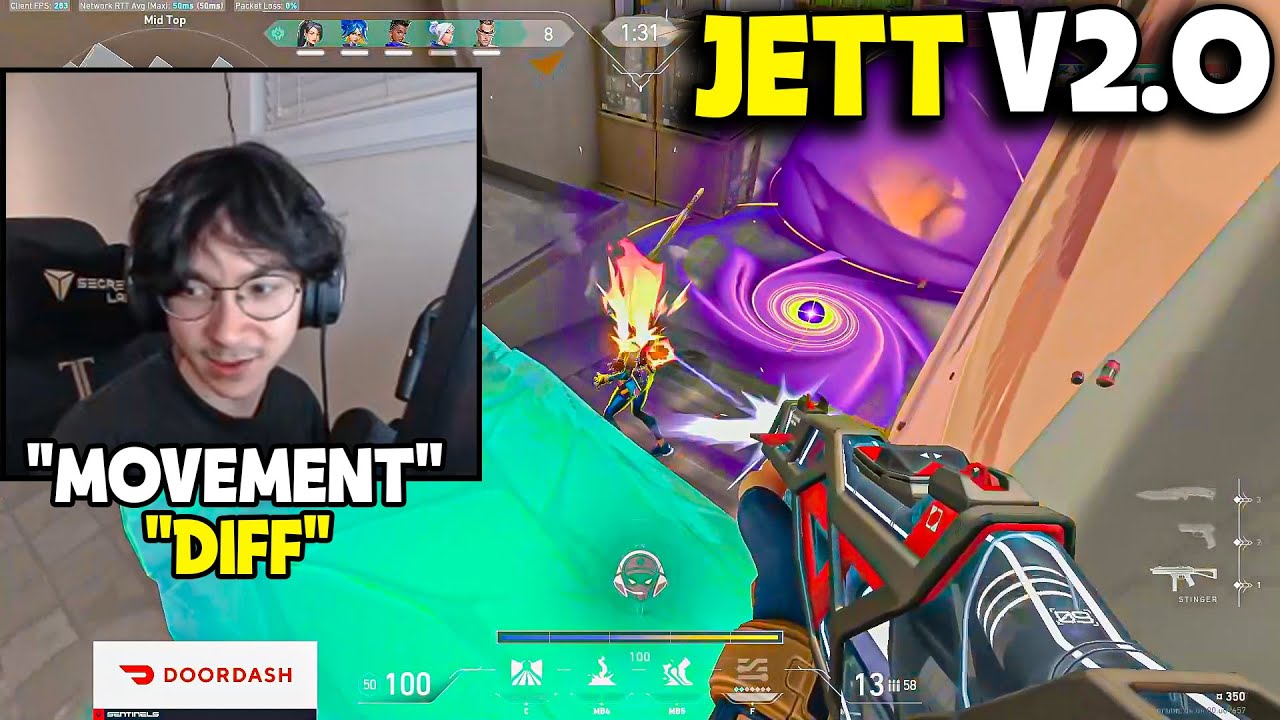 TenZ Movement Diff on New Agent ''NEON'' | Tenz Valorant Highlights ...