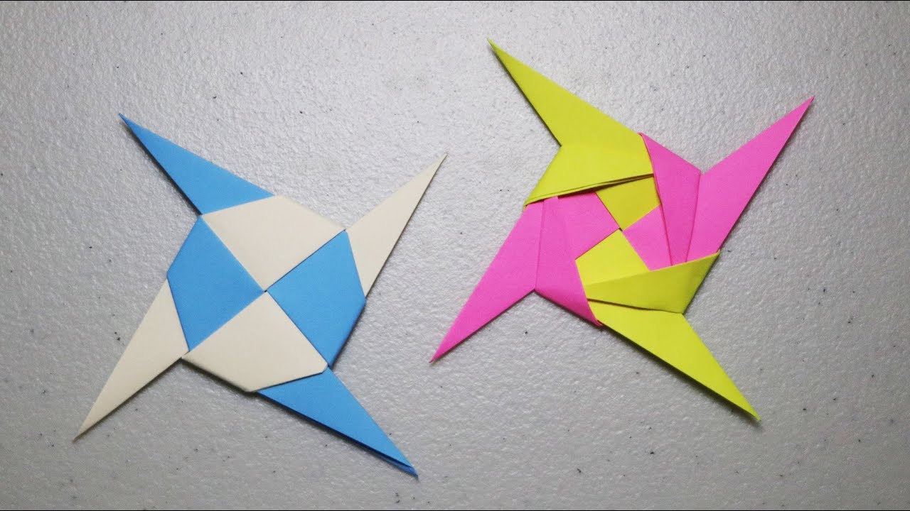 Fold & Fly Mastering Easy Origami Ninja Shuriken! - YouTube