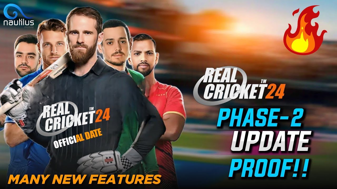 Real Cricket 24 New Update Finally !! Rc24 Phase-2 Update Features ...