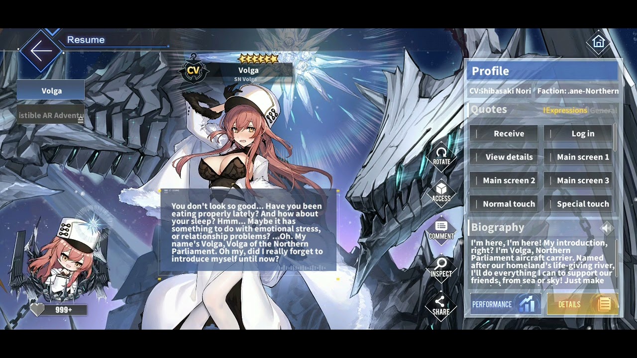 Azur Lane - SN Volga - YouTube