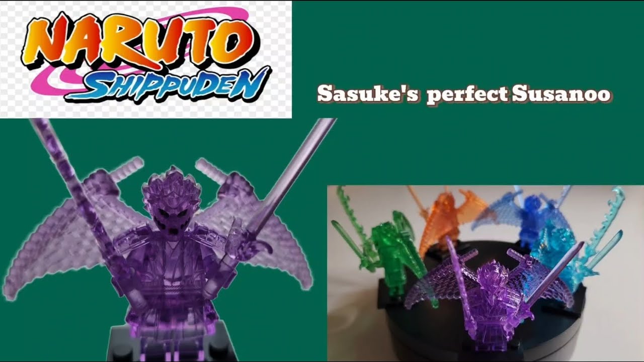 New LEGO Minifigure Naruto | Sasuke's perfect Susanoo | unofficial LEGO ...