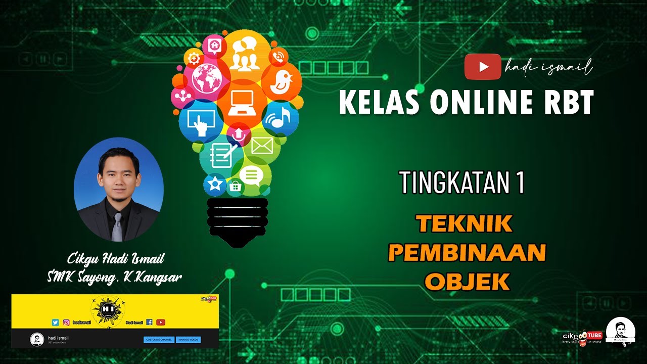 RBT T1: TEKNIK PEMBINAAN OBJEK - YouTube