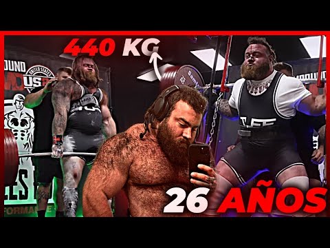 Mi osito ANDREW HAUSE récord mundial 🌎 SENTADILLA Y TOTAL powerlifting ...