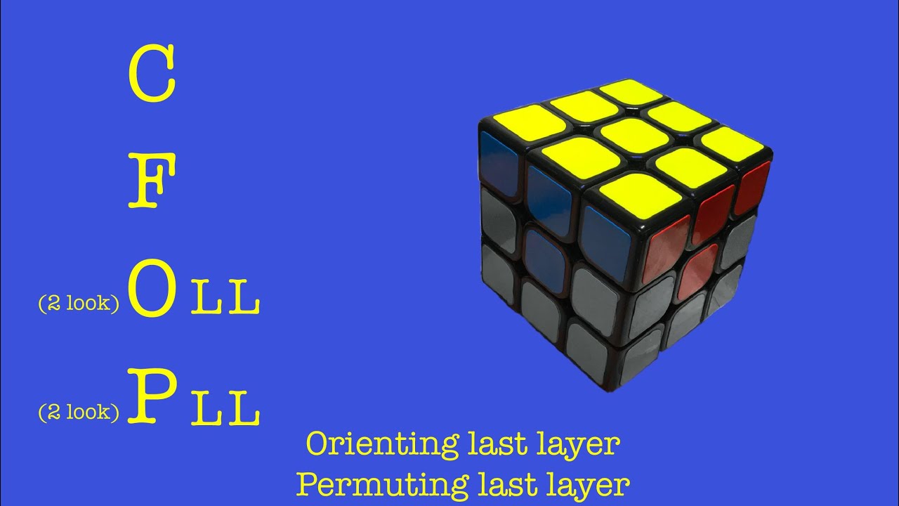 Four Look Last Layer (4lll) Tutorial Rubiks Cube (intermediate CFOP) - YouTube