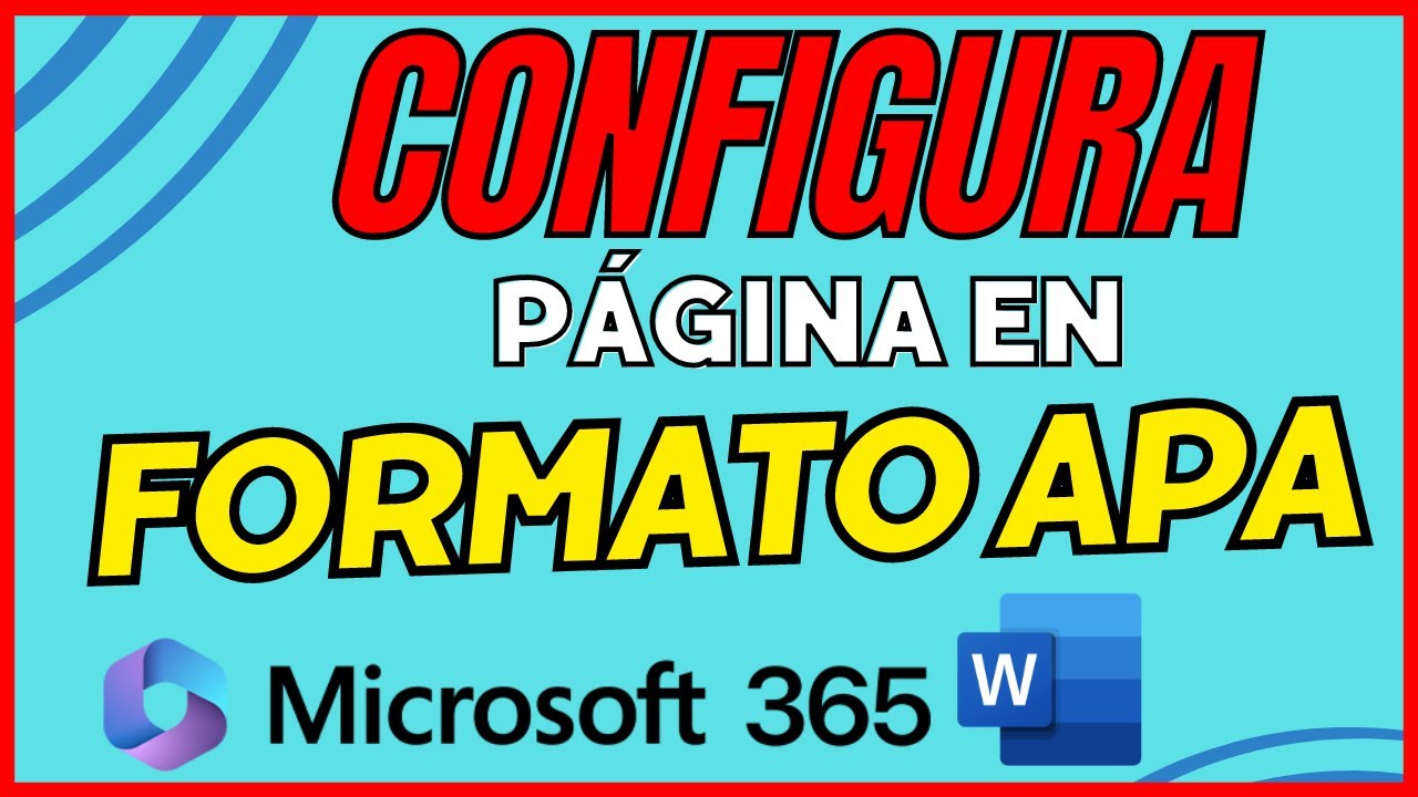 Como configurar formato APA en Microsoft 365 VERSIÓN WEB | ACLARA TUS ...