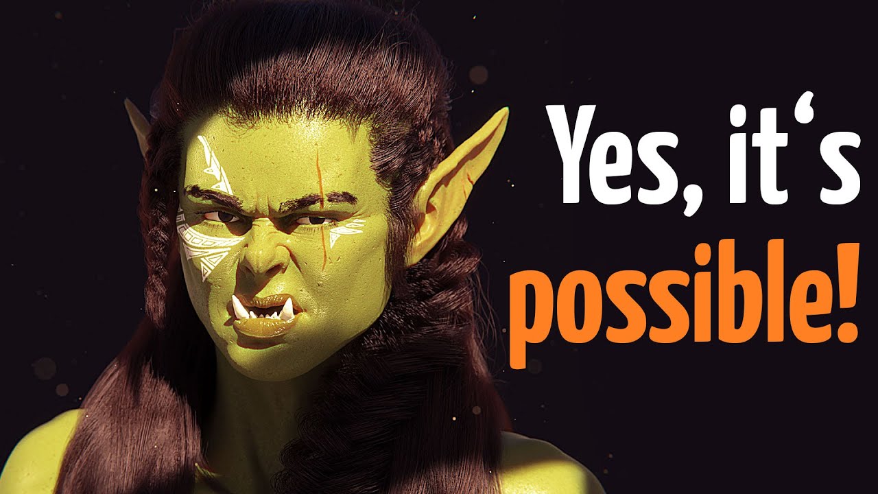 How To Create REALISTIC Characters in Blender in 4 minutes - YouTube