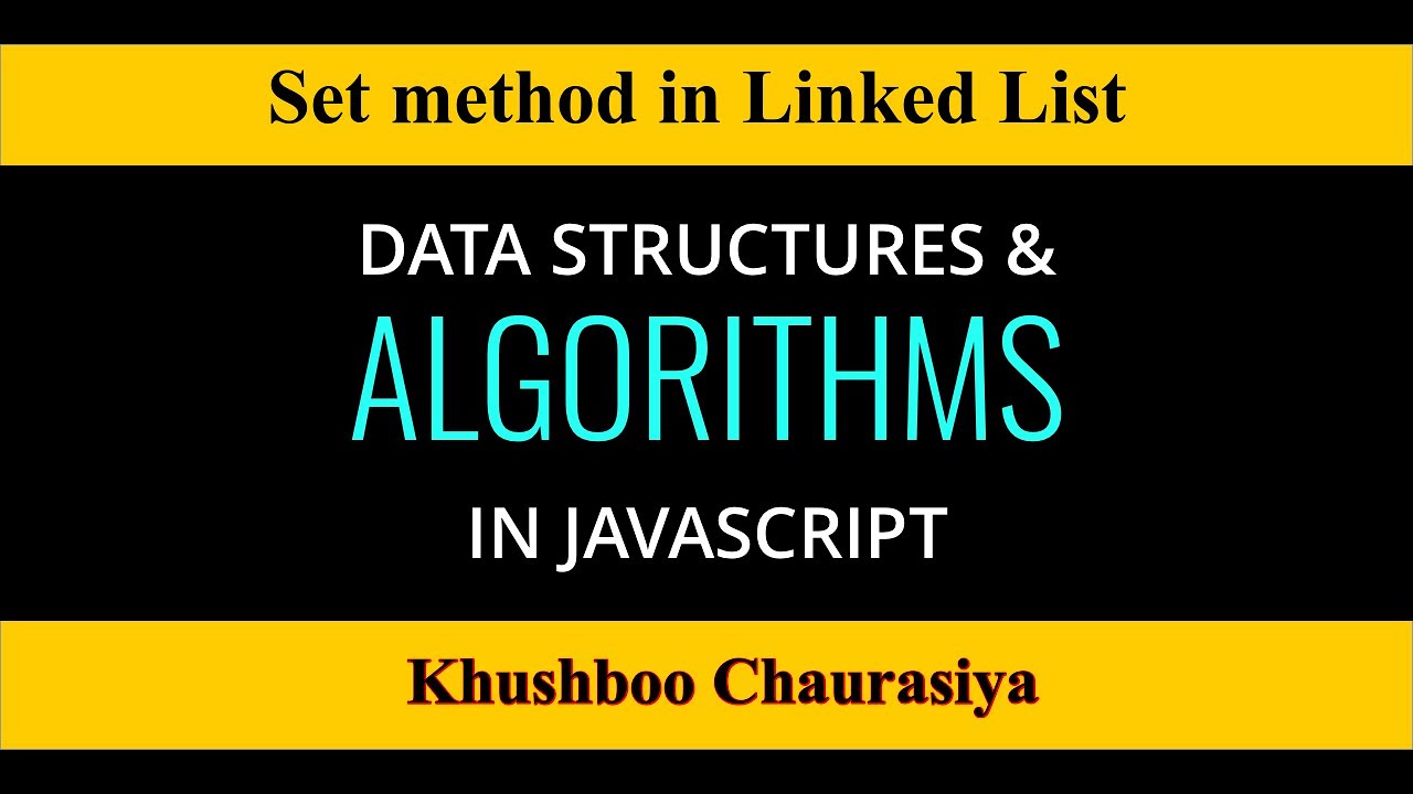 set method in linked list - YouTube