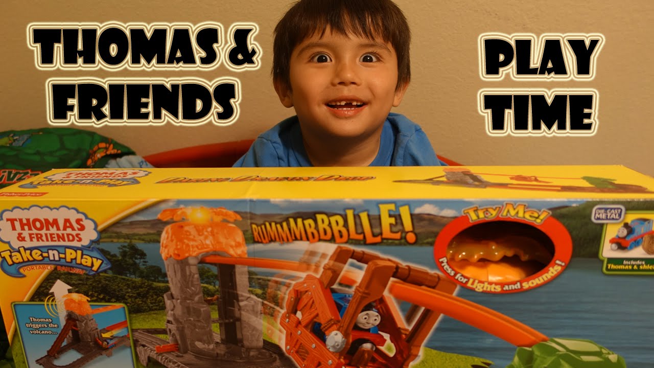 Thomas & Friends Take-N-Play Daring Dragon Drop / Play Time - YouTube