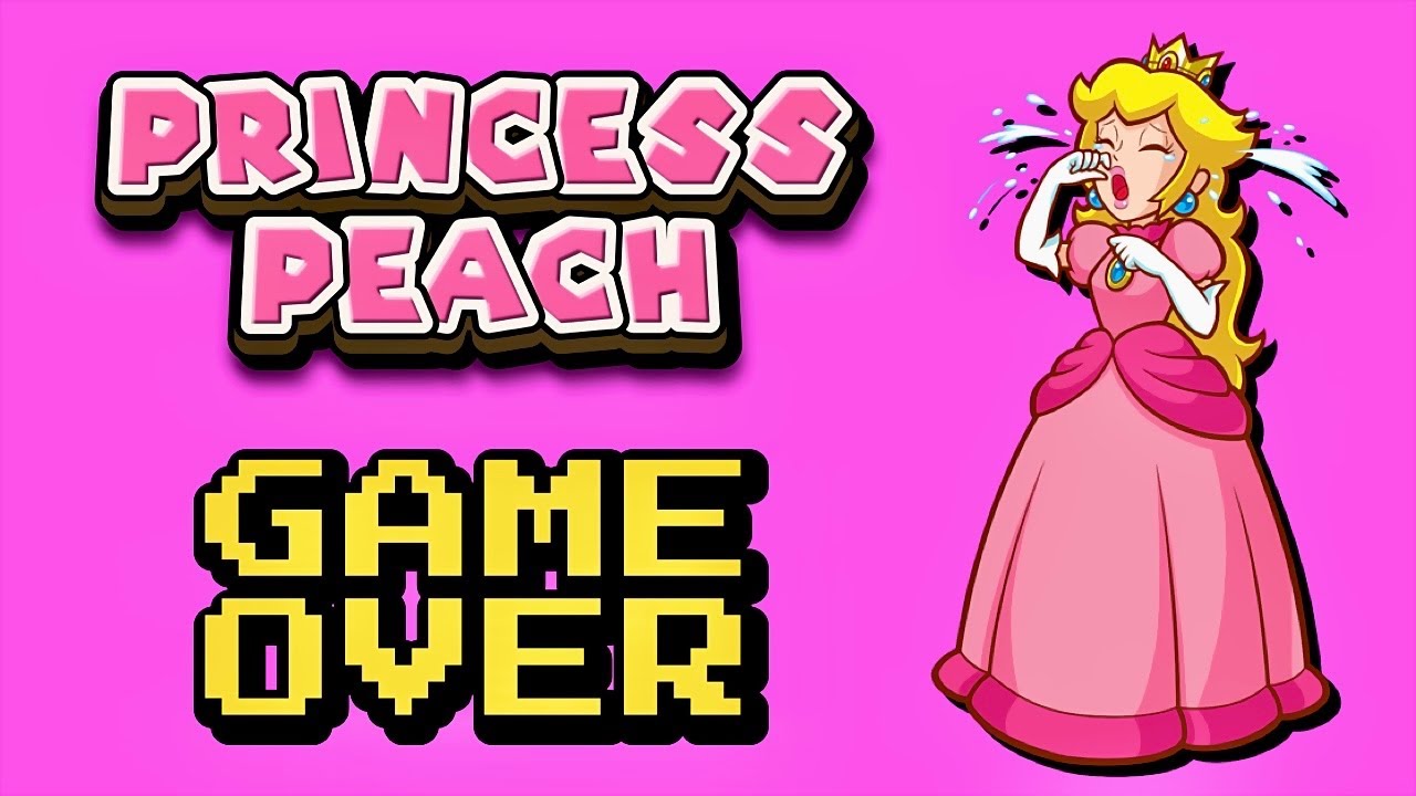 Evolution of Princess Peach Game Over Screens - YouTube