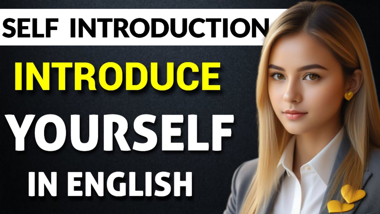Self Introduction In English | Introduce Yourself In English - YouTube