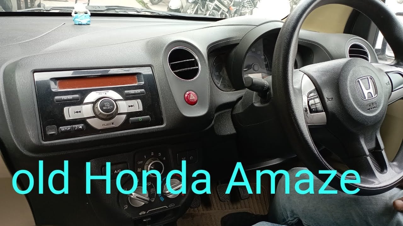 old Honda Amaze infotainment remove # Honda # Amaze - YouTube