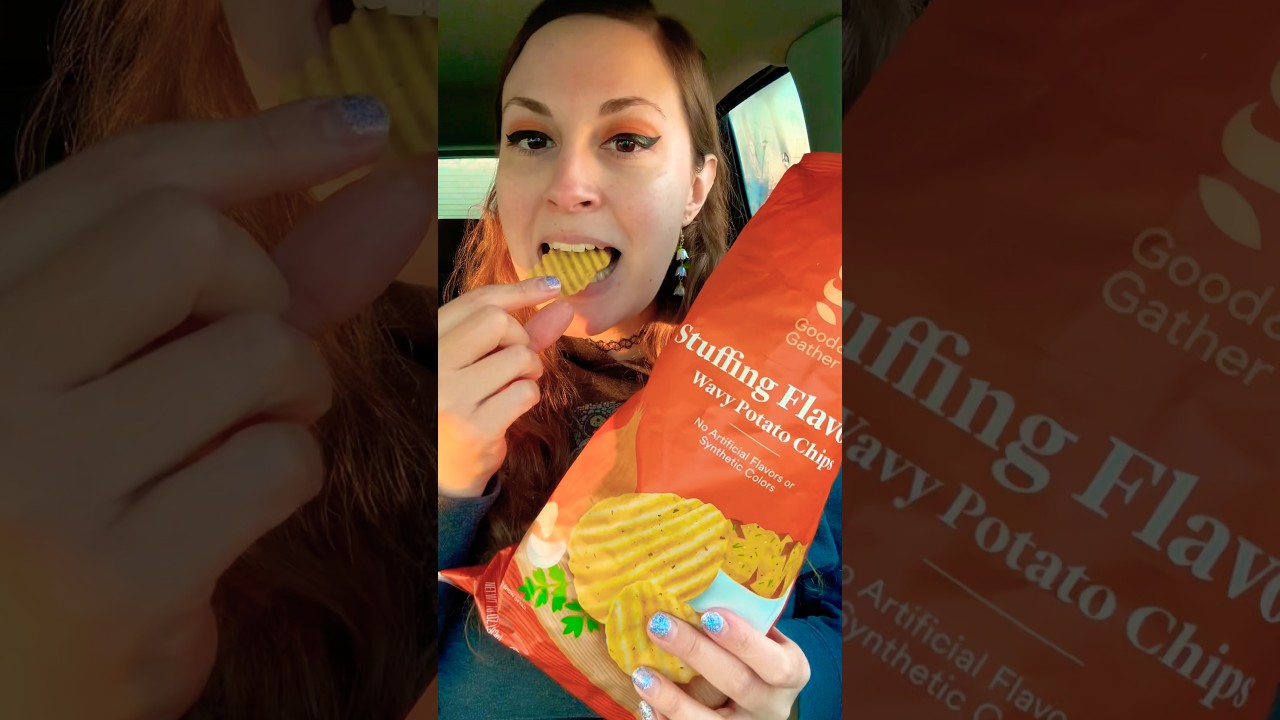 Trying Stuffing Flavored Potato Chips From Target #fyp #shorts #target ...
