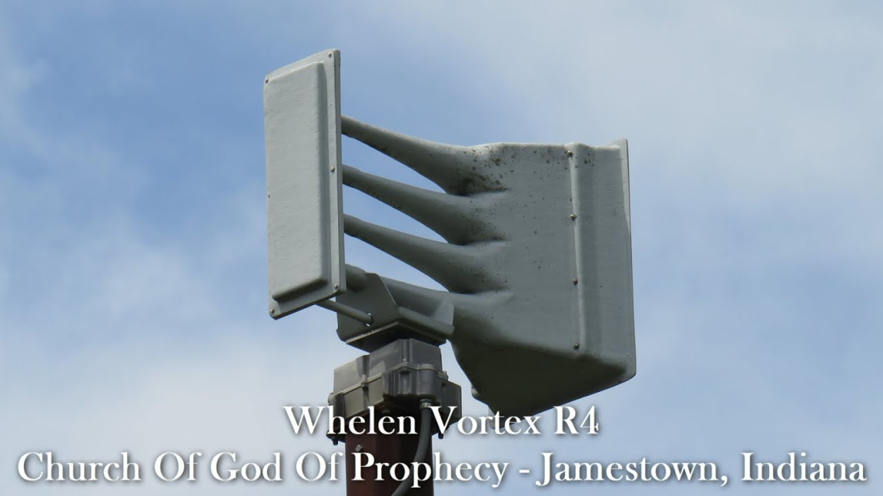 Whelen Vortex R4 Siren Test | Full Alert | Jamestown, IN | 5/21/21 ...