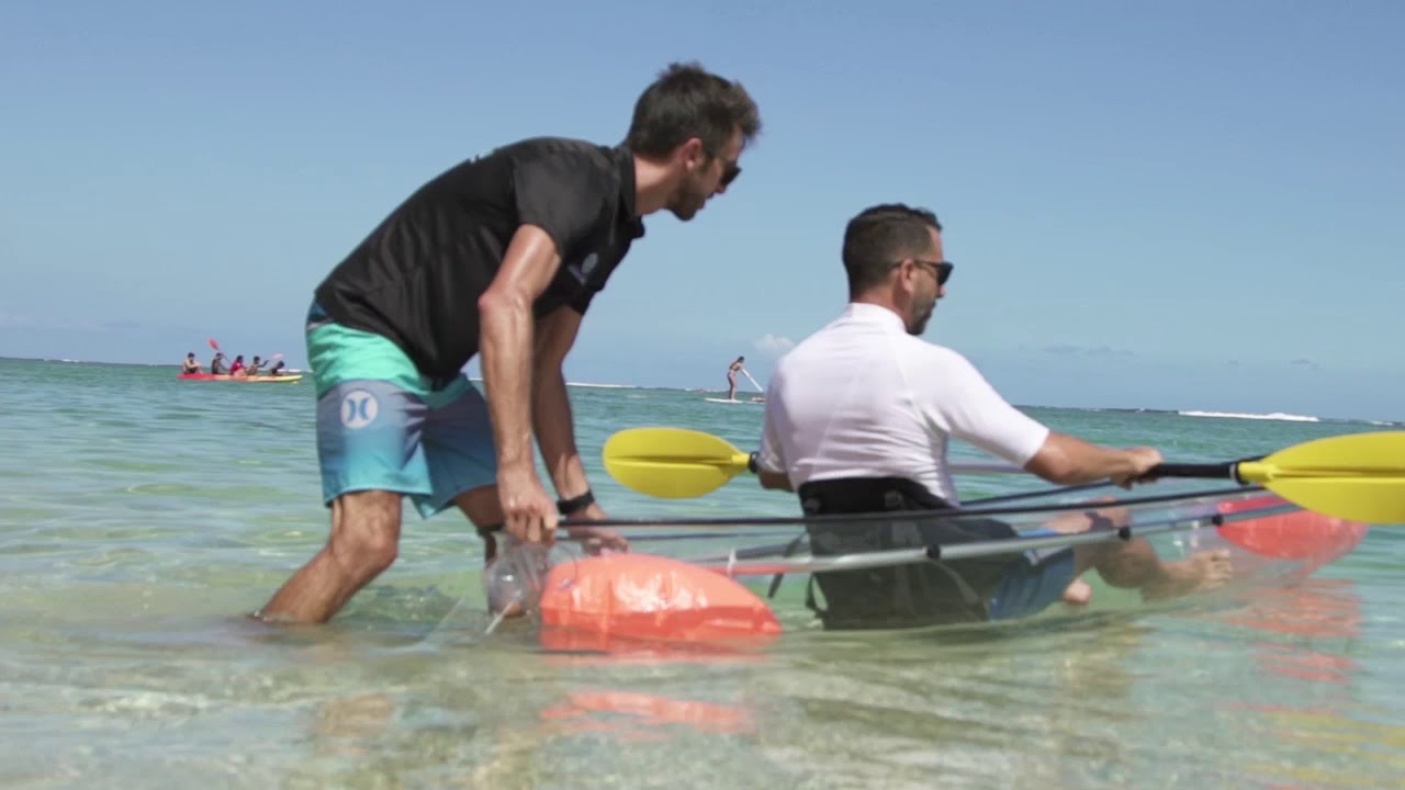 Expérience Pei Kayak Transparent Réunion - YouTube