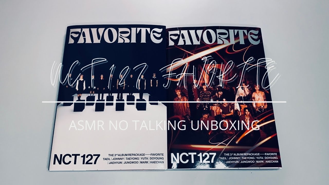 ASMR No Talking Unboxing NCT 127 Album Repackage Favorite (Classic ...