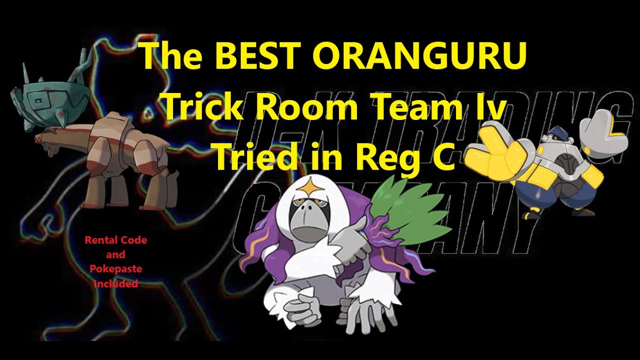 The BEST ORANGURU Trick Room Team Iv Tried in Reg C: Pokémon Scarlet ...