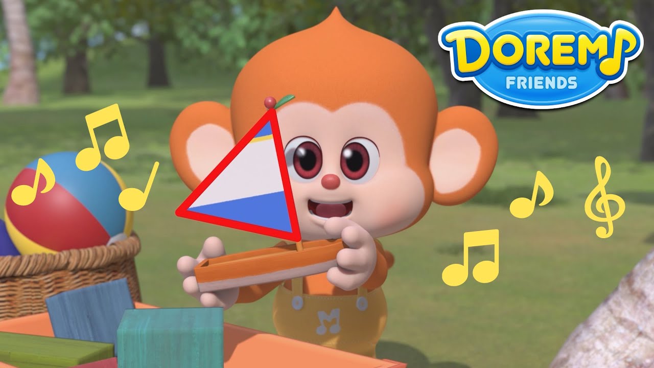 Melody School│Learn Shape for Kids│Doremi Friends Song│Cartoons for ...
