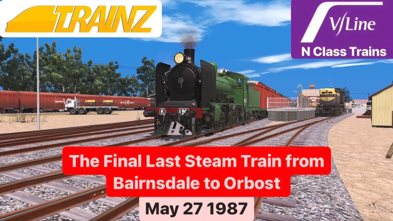 The Final Last Steam Train from Bairnsdale to Orbost (1987) - YouTube