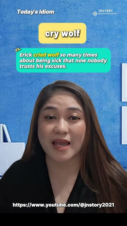 Today's Idiom #193 | #cry wolf | English Speaking #shorts - YouTube