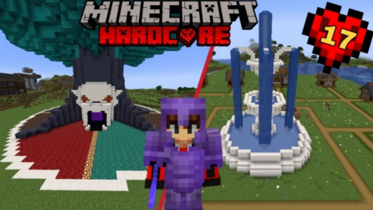 | ماين كرافت هاردكور | واخيرا القروين رجعو للقرية + حفلة الكريبر ؟؟!! | MineCraft HardCore #17 ...