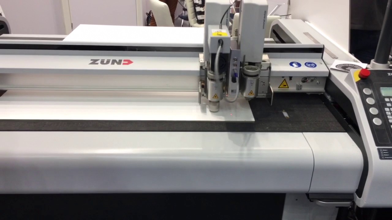 ZUND плоттер - YouTube