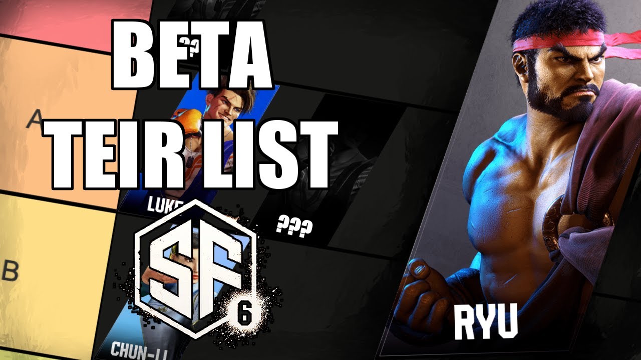 My Final SF6 Beta Tier list - YouTube