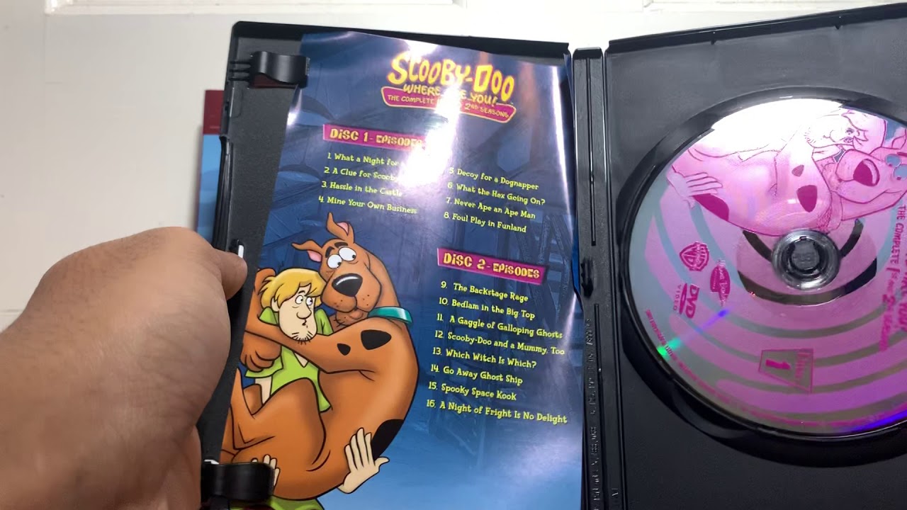 Scooby Doo Where are you season 1, 2, and 3 - DVD unboxing - YouTube