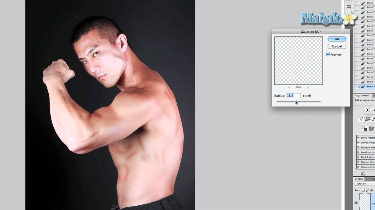 Body Shape Shadows - Photoshop Tutorial - YouTube
