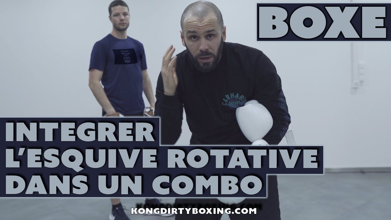 BOXE ANGLAISE : Intégrer l'esquive rotative dans un combo. - YouTube